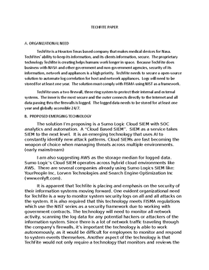 C844 Task 1 - task 1. - Western Governor’s University Emerging ...