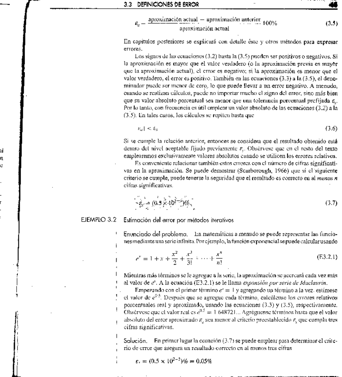 Error aproximado y Metodos iterativos - métodos numéricos - Studocu