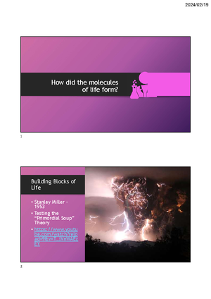 Lecture 14 2024 - Patterns of Inheritence - PATTERNS OF INHERITANCE Genetics Terminology Gene ...