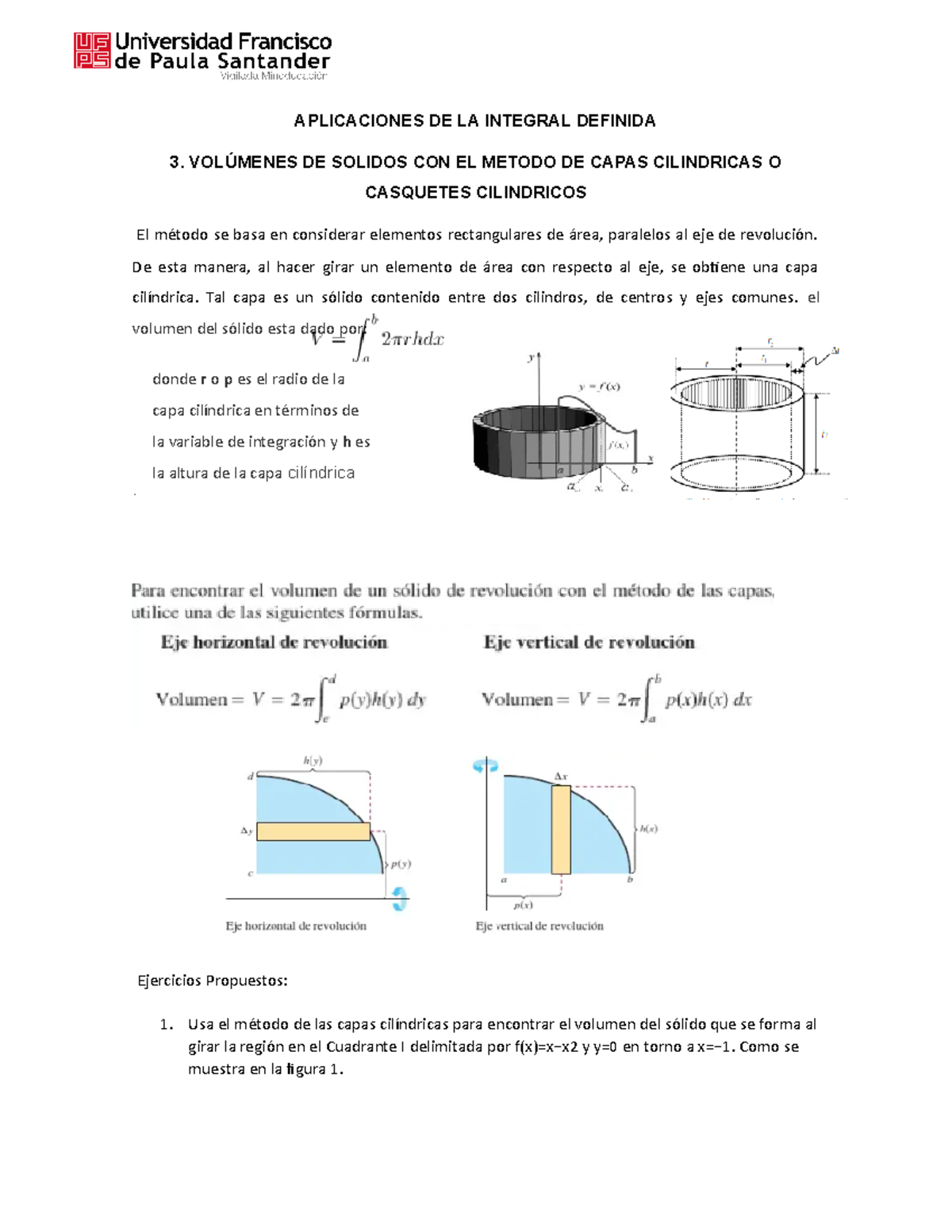 Aplicaciones DE LA Integral Definida - APLICACIONES DE LA INTEGRAL ...