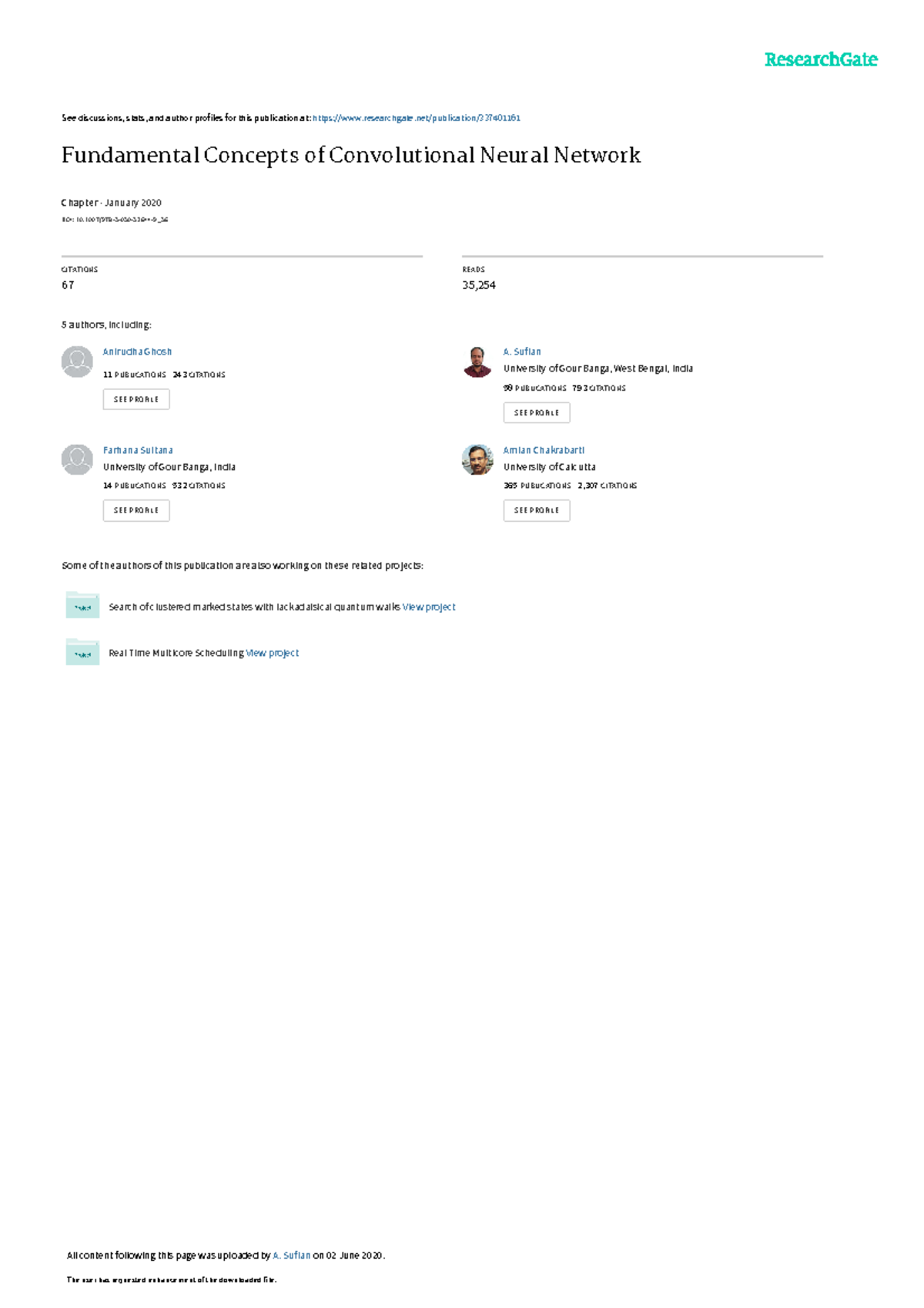 Pre Print Copy Convolutional Neural Network Or Cnn Is A Special Type Of Multilayer Neural