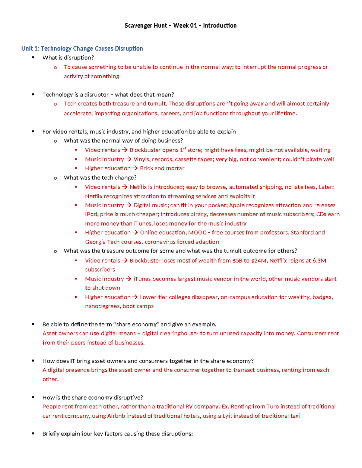 Scavenger Hunt 01-Tech Change - Scavenger Hunt – Week 01 – Introduction ...