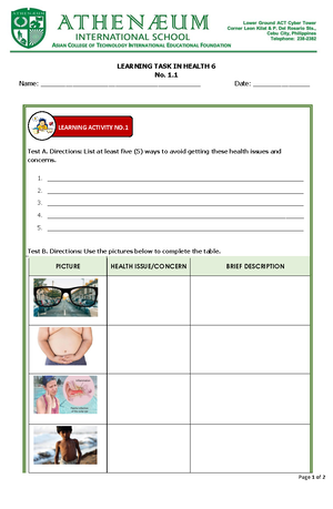 SS9-WLK-2ND WEEK - economics - Learning Activity 1 (Explore and Firm-up ...