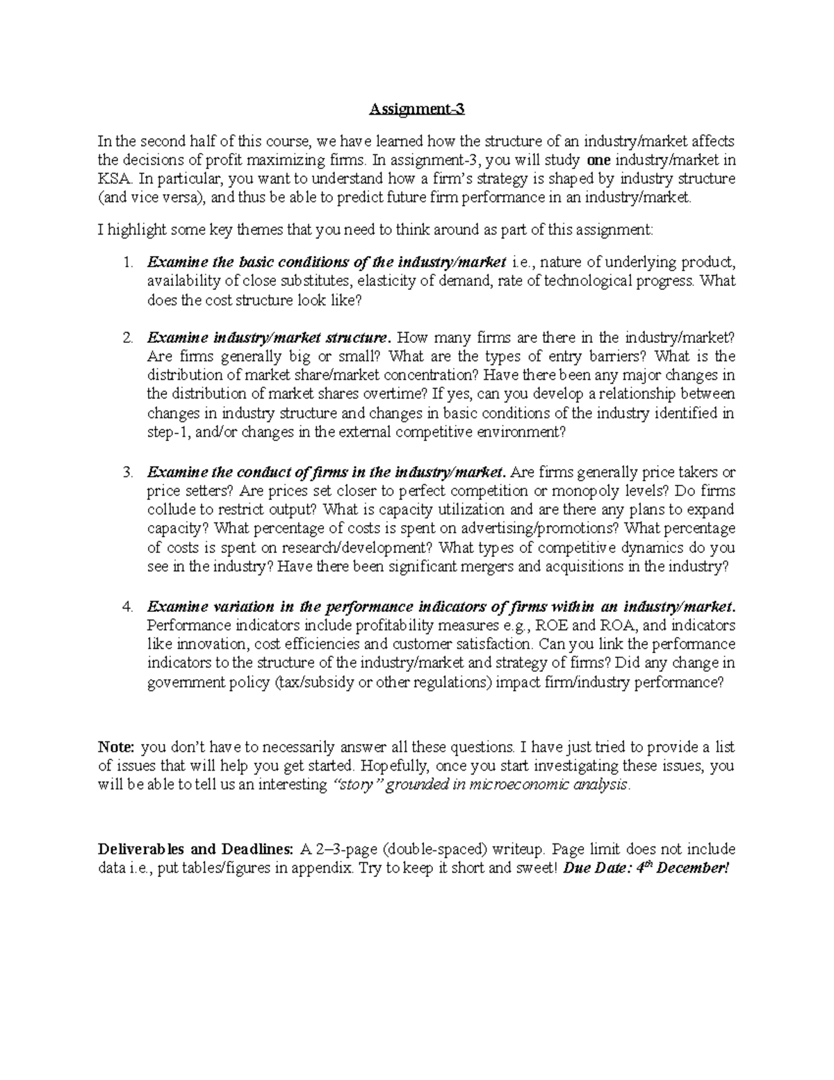 Assignment-3 - sdasD - Assignment- In the second half of this course ...