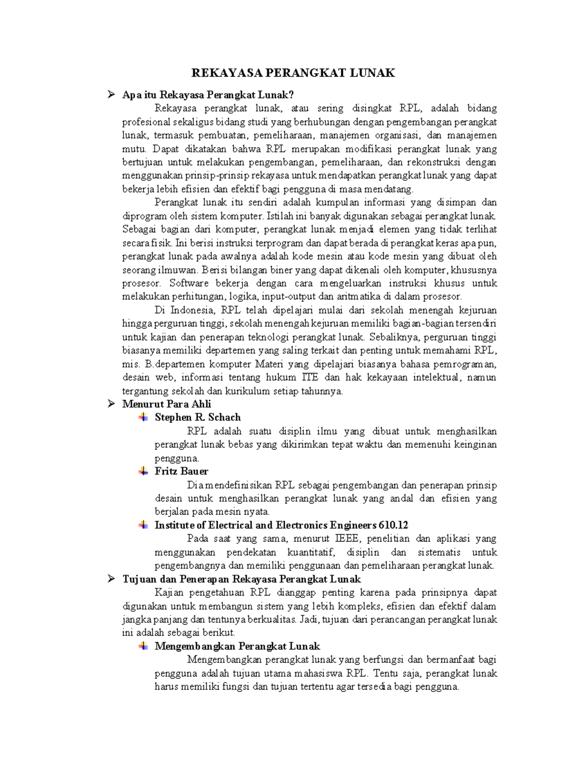 Rekayasa Perangkat Lunak - REKAYASA PERANGKAT LUNAK Apa itu Rekayasa ...