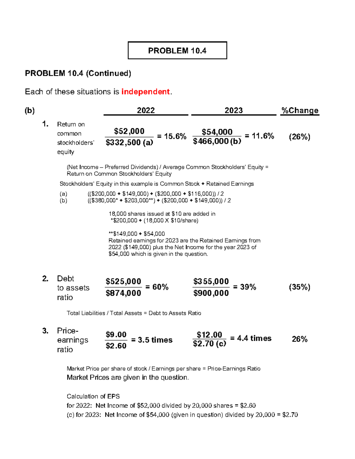 Problem 10 4 Solution with formulas for 4D2L - PROBLEM 10. PROBLEM 10 ...