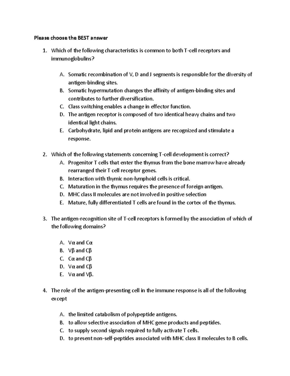 practice questions final exam set 2 without answers - Warning: TT: undefined function: 32 ...