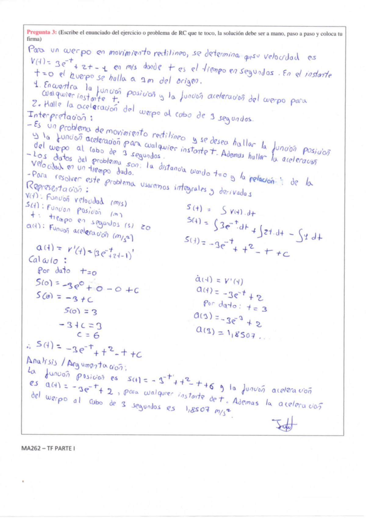 TF 1 Calculo 1 - Studocu