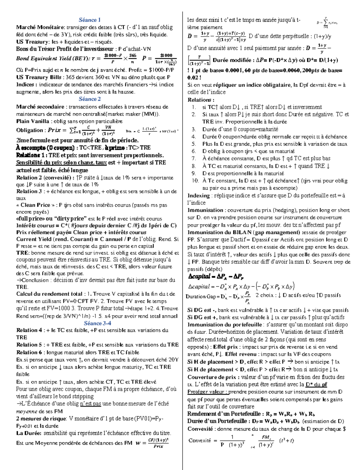 Notes v3 - Cheat-sheet pour l'exmen intra placement 2023 - Séance 1 ...