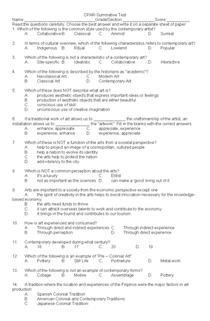 CPAR- Class-PLAY - Play - CPAR CLASS PLAY Narrator: “Every artist dips ...