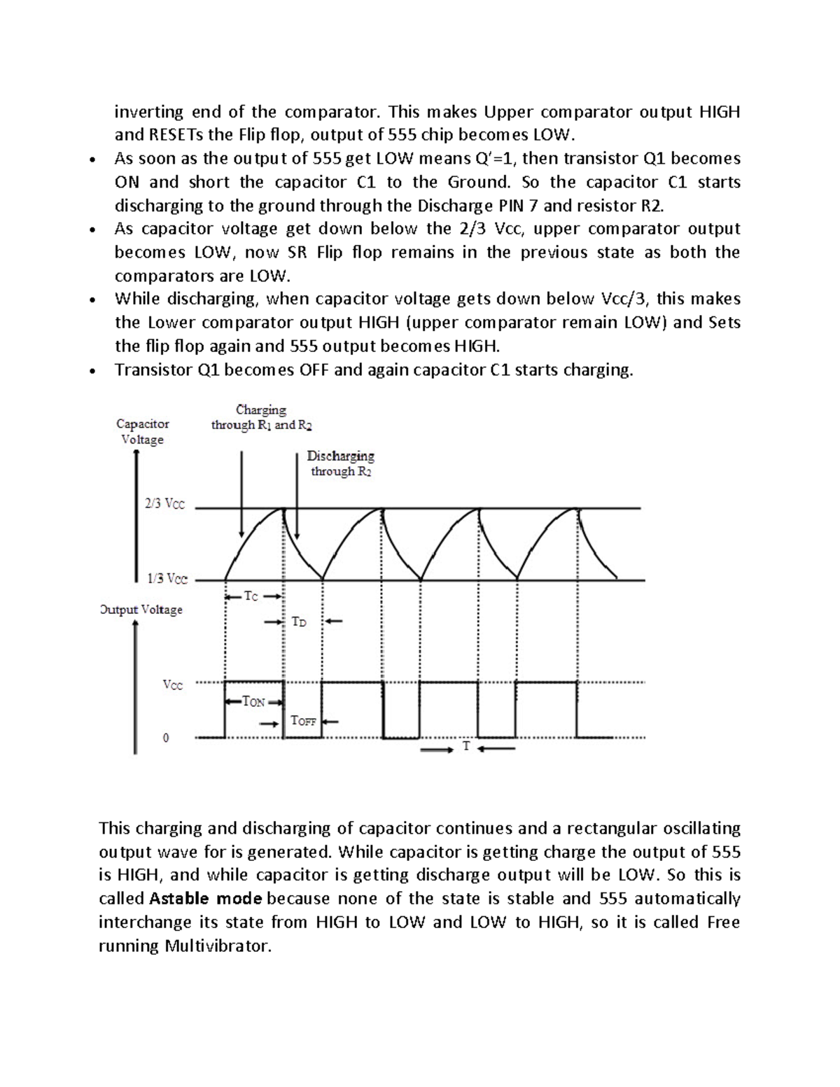36 - PHASE LOCKED LOOP - inverting end of the comparator. This makes ...
