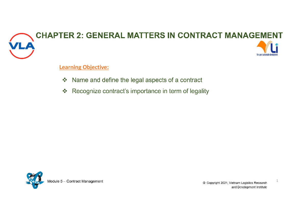 Chapter 2 (released) - contract - Studocu