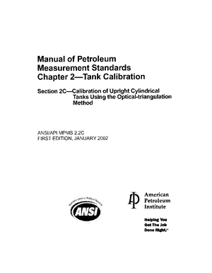 API MPMS 2 2E 1st Apr 2004 Part - Petroleum and Liquid Petroleum ...