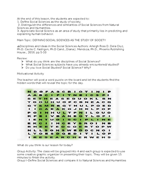 Humms Community Engagement Solidarity and Citizenship - SENIOR HIGH ...