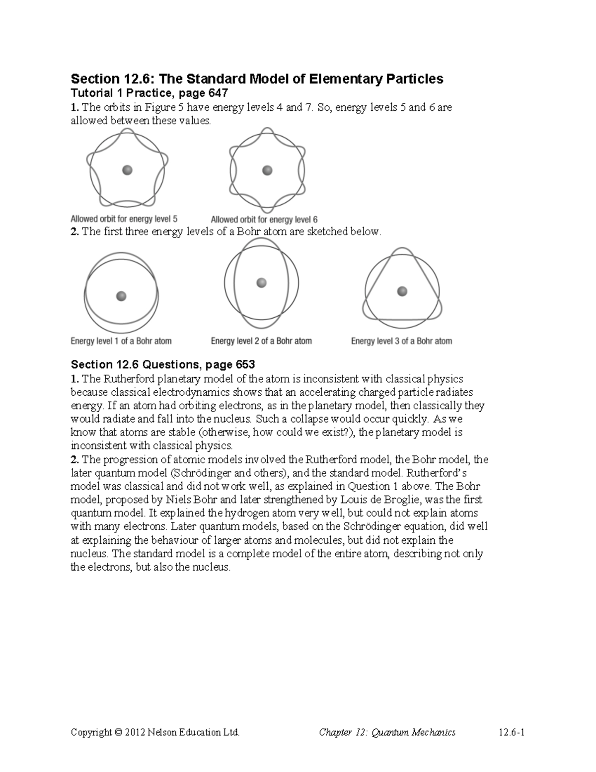 Phys12 Section 12 6 - Physics helpful - Copyright © 2012 Nelson ...