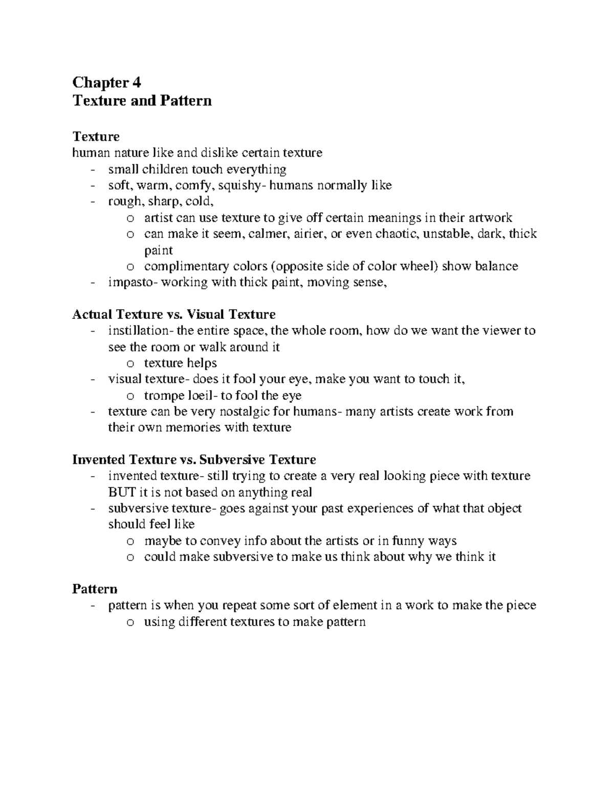 Ch. 4-5 ARH - Ms. Teague ARH 152 Ch4-5 lecture notes - Chapter 4 ...
