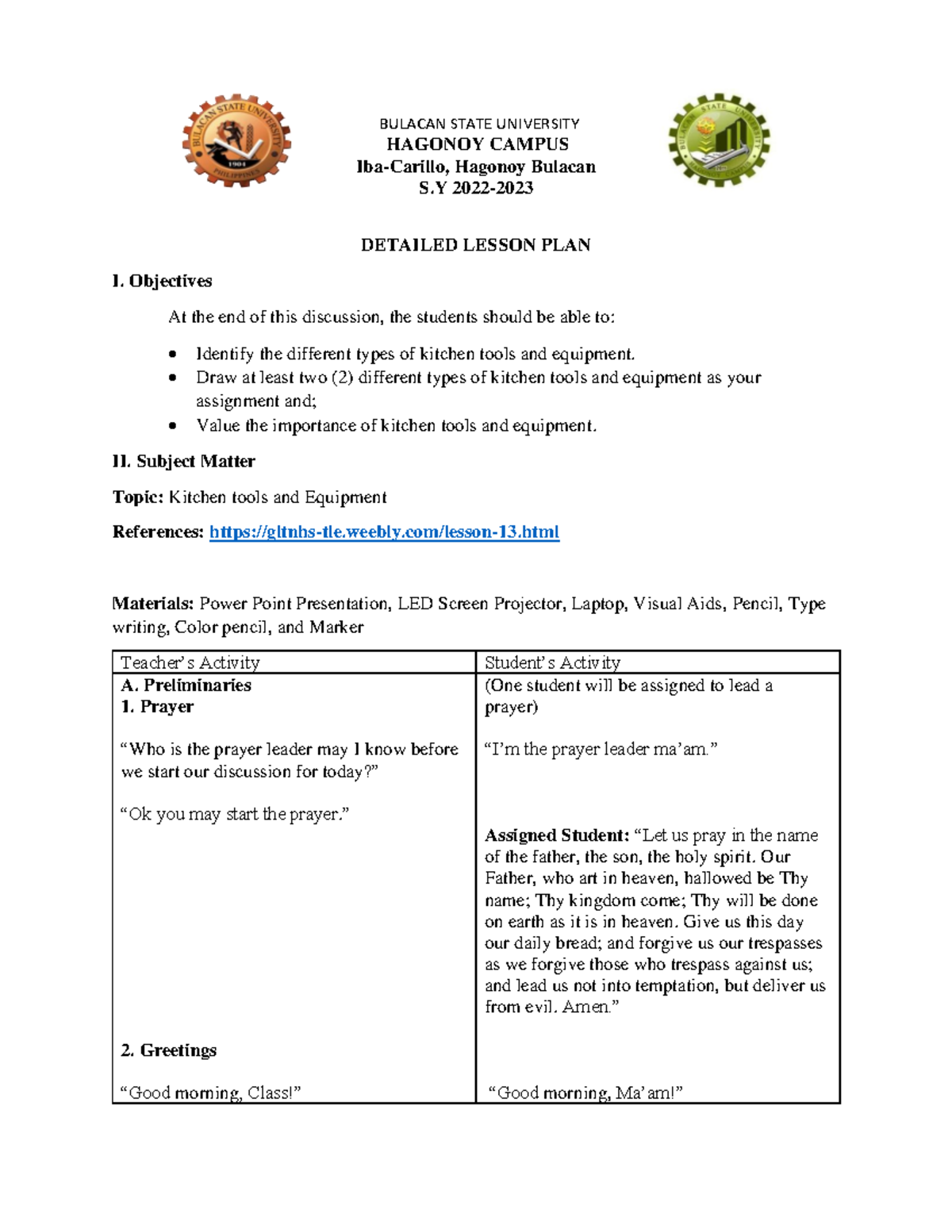Detailed Lesson Plan - Martin, Angelika P - BULACAN STATE UNIVERSITY ...