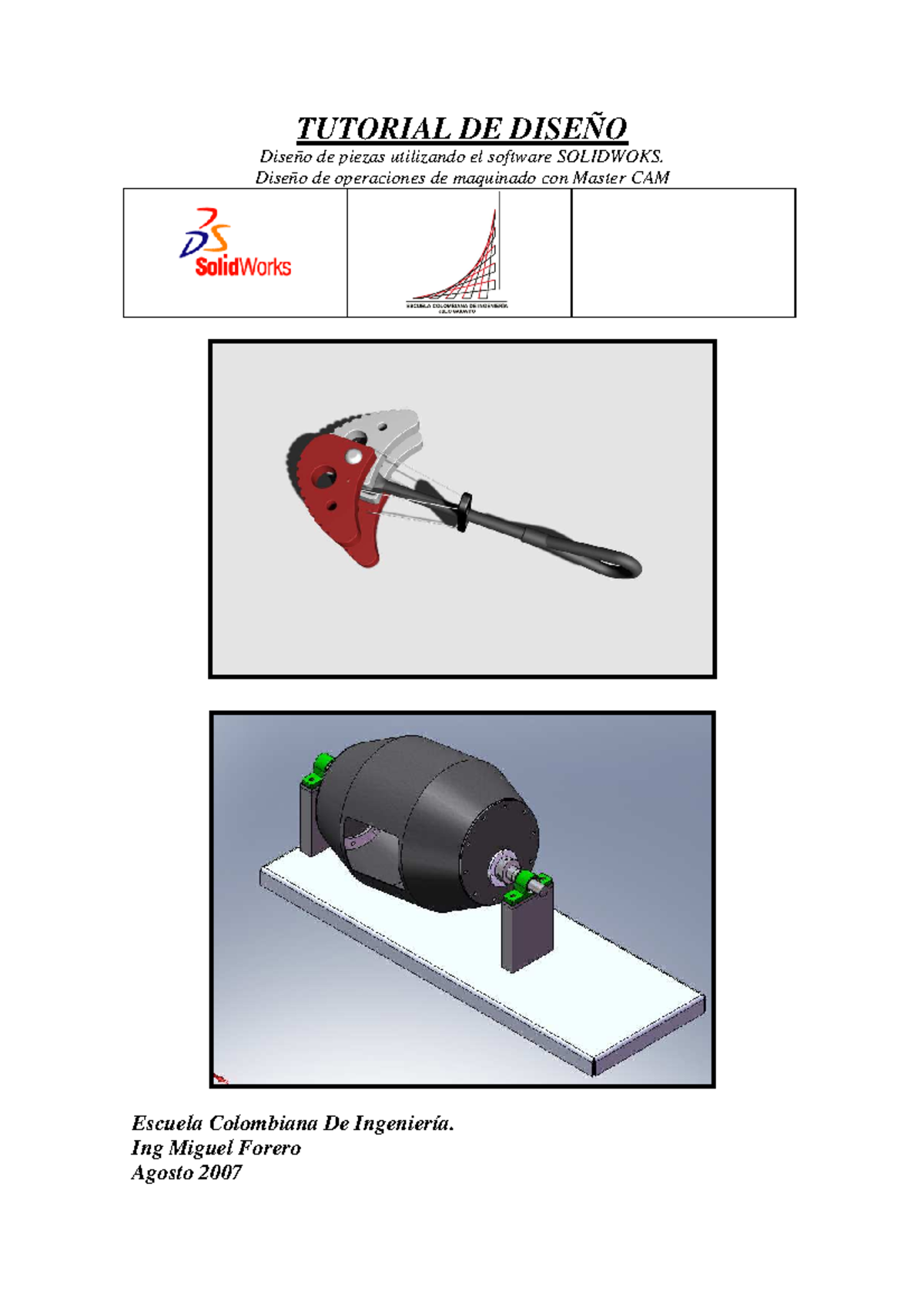 Tutorial Solid Works avanzado-2 - TUTORIAL DE DISEÑO Diseño de piezas ...