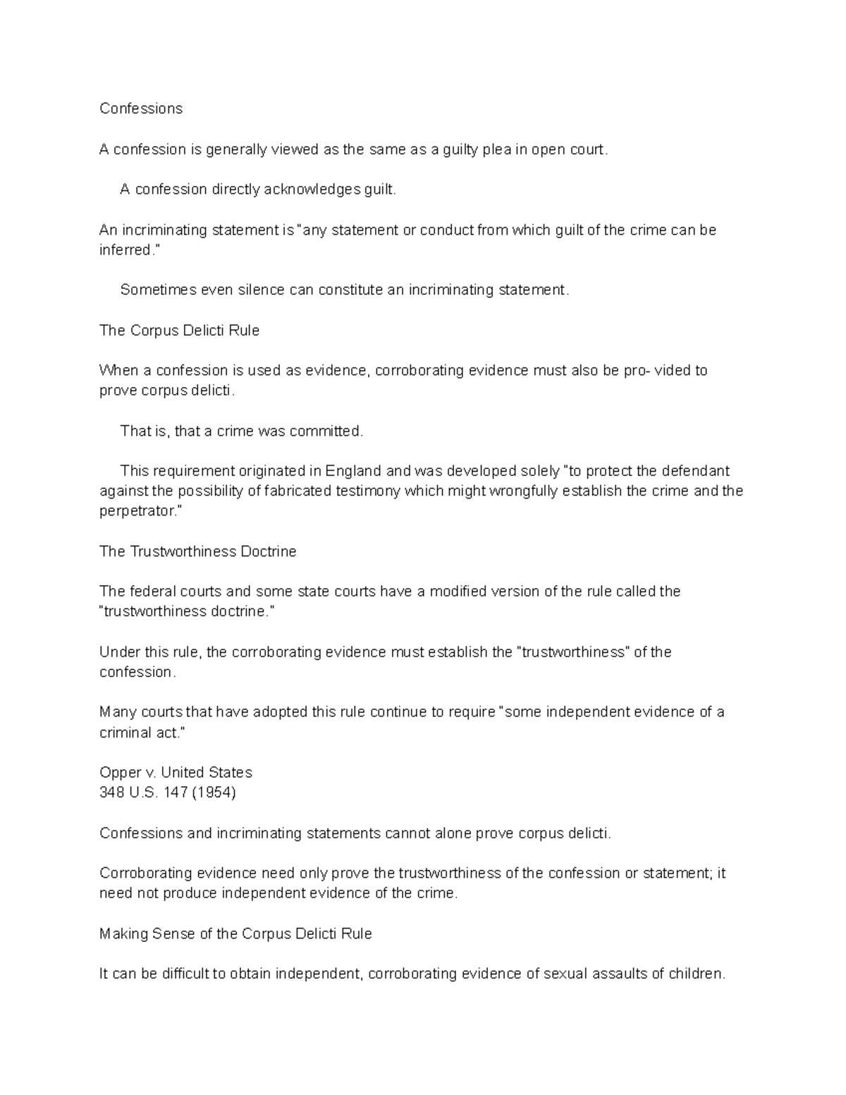 12 - Brammell - Confessions A confession is generally viewed as the ...