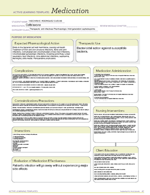 Medication - Glargine - ACTIVE LEARNING TEMPLATES Medication STUDENT ...