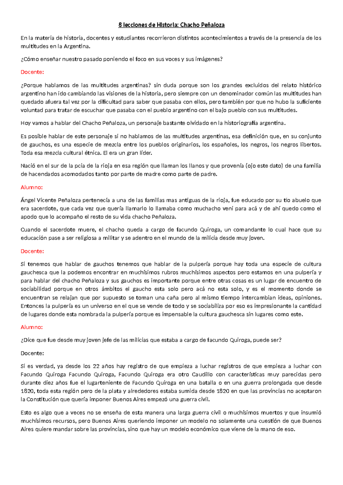 8 lecciones de Historia - ¿Cómo enseñar nuestro pasado poniendo el foco ...