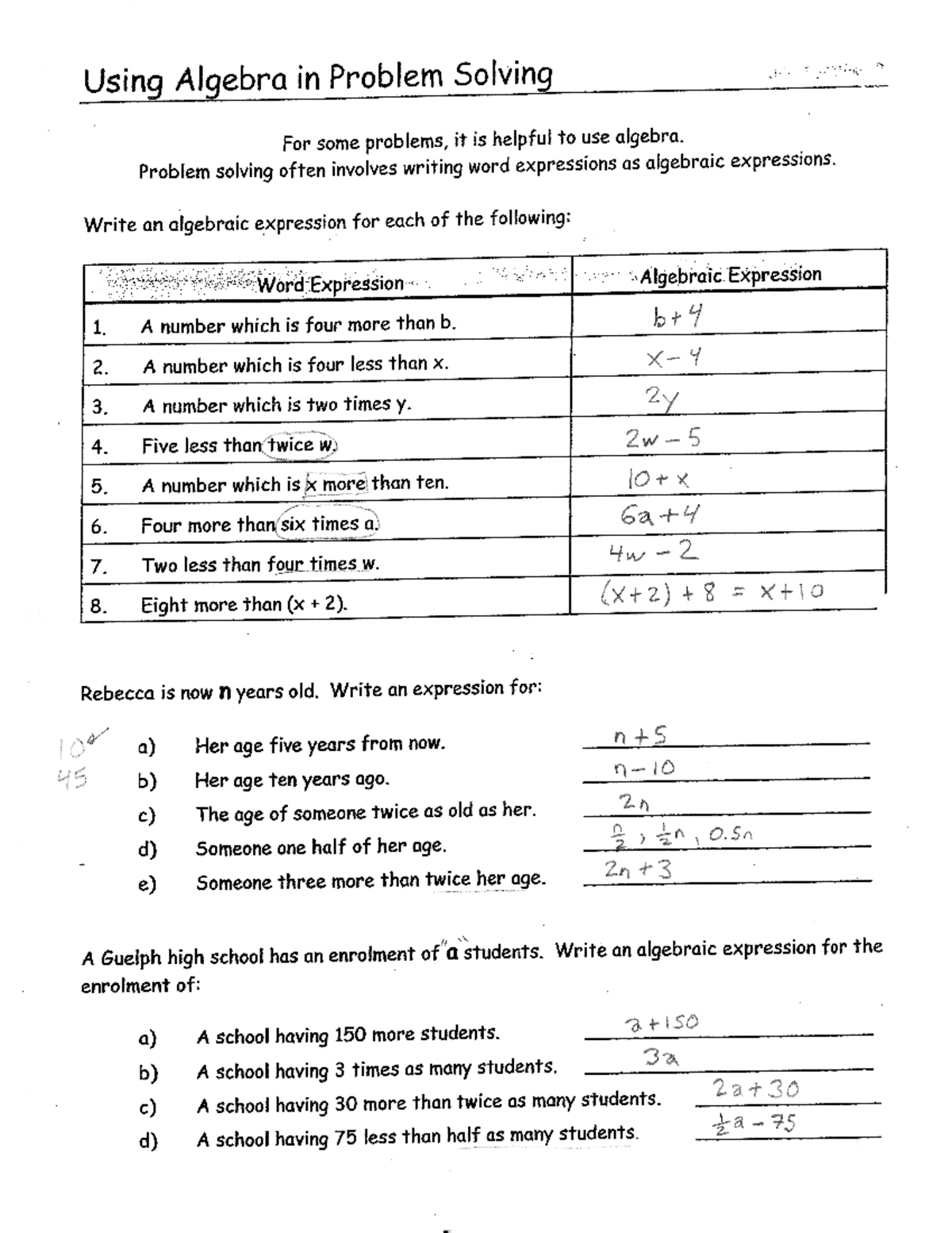 mfm2p-onevarwordproblems-soln-math-125-3-studocu