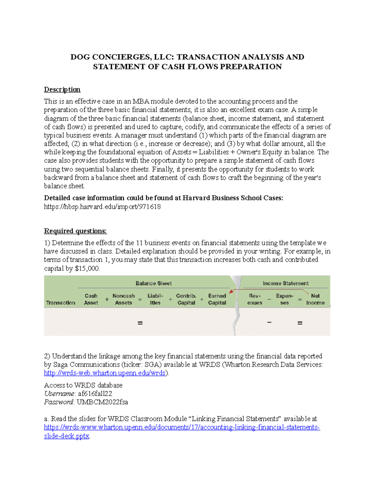 Case 1 Instruction(1) - This is a coursework and some practice ...