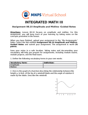 08.05 The Pythagorean Identity Guided Notes - INTEGRATED MATH III ...