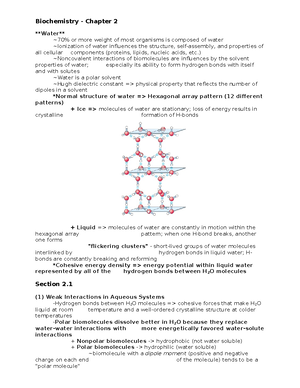 Biochem Final Study Guide - 10 LIPIDS Diverse, hydrophobic, E storage; non-structural: co ...