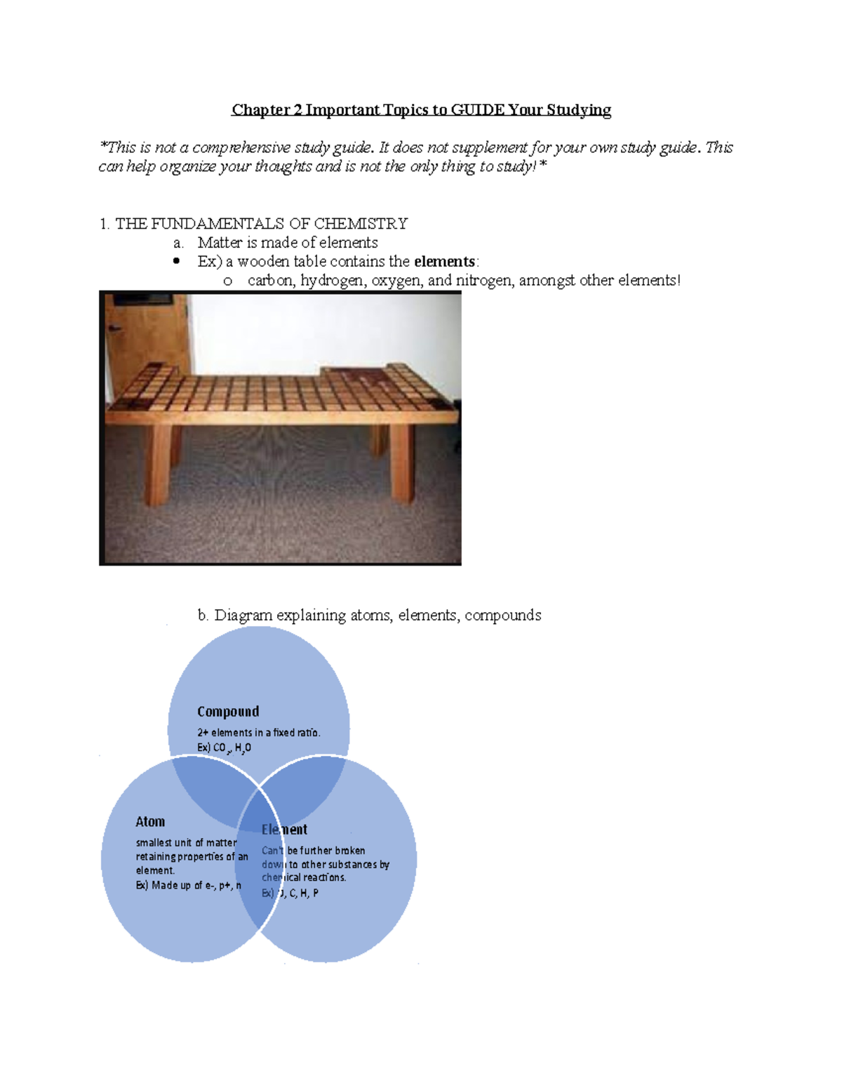 Chapter 2 Important Topics - Chapter 2 Important Topics to GUIDE Your ...