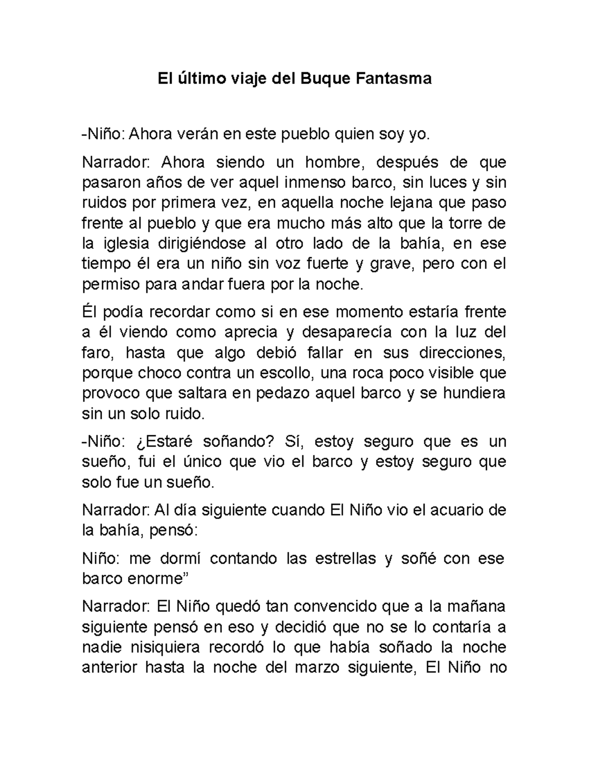 Copia de El último viaje del Buque Fantasma - El último viaje del Buque ...