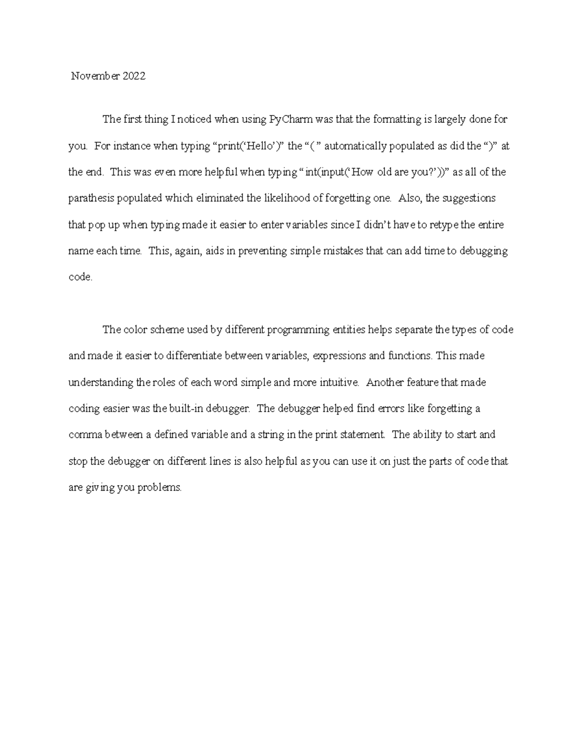 IT140 Module 2 Main Assignment- Name Age UPL - November 2022 The first ...