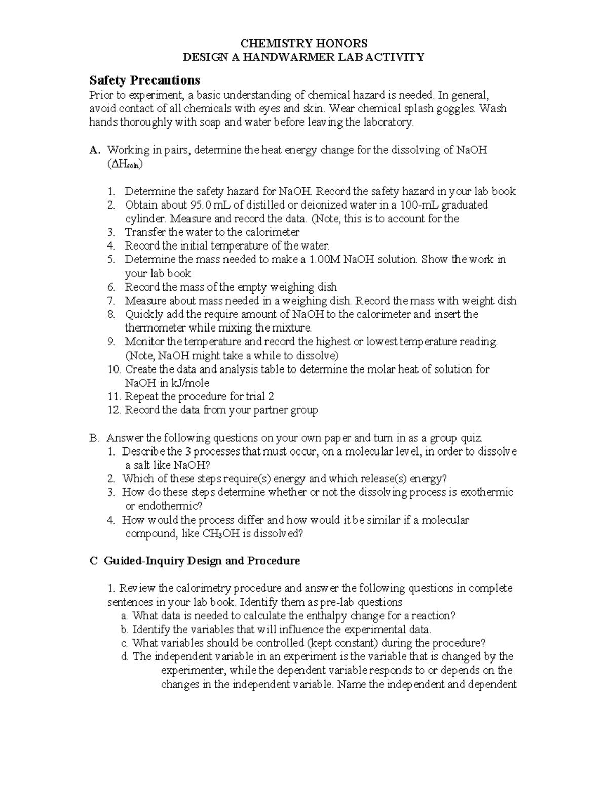 Hand Warmer lab 21-22 - sfdasf isa fads - DESIGN A HANDWARMER LAB ...