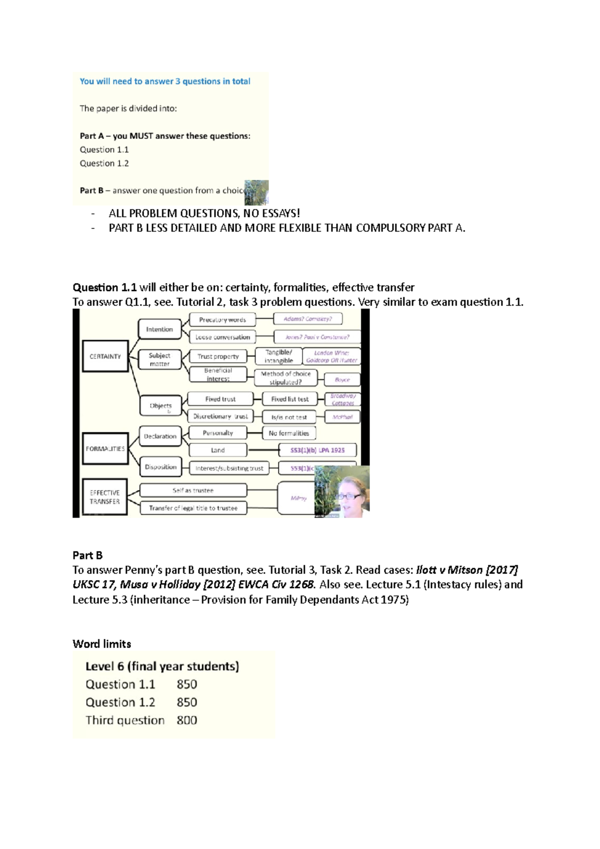 Equity and trusts exam revision - ALL PROBLEM QUESTIONS, NO ESSAYS ...