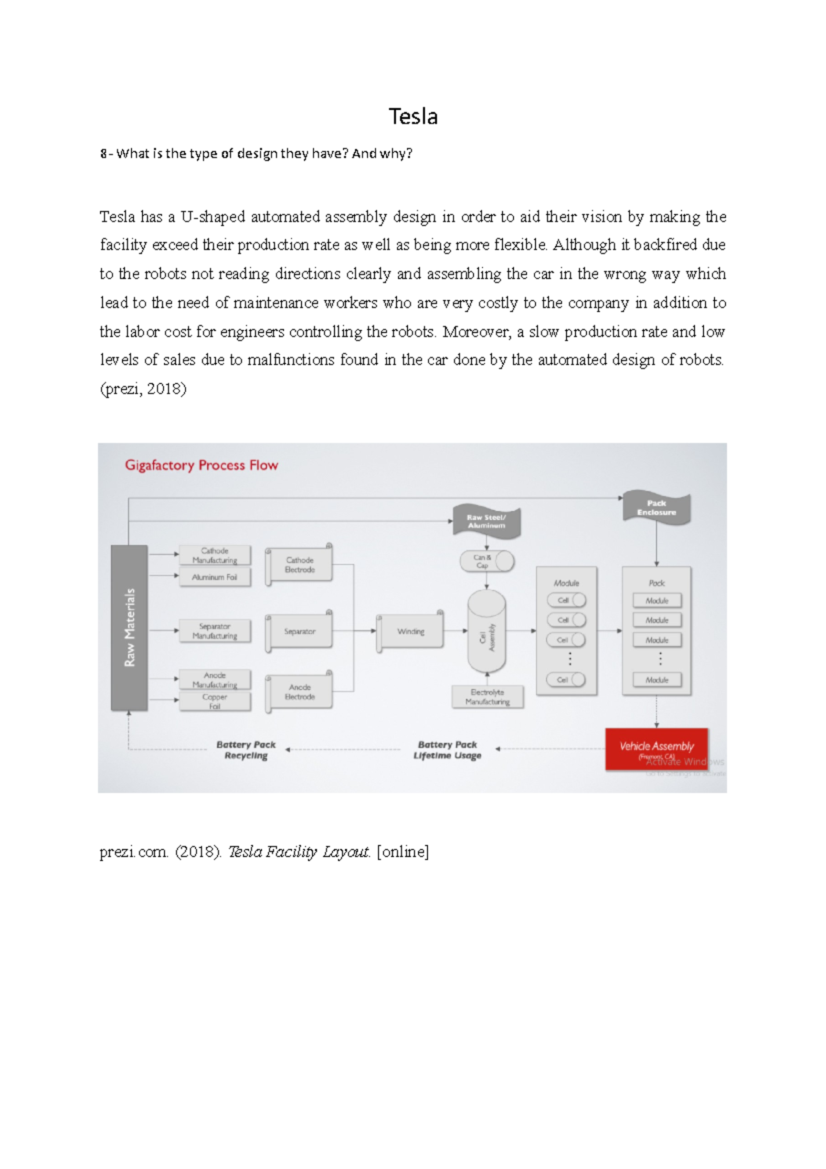 Tesla - Project - Tesla 8- What is the type of design they have? And ...