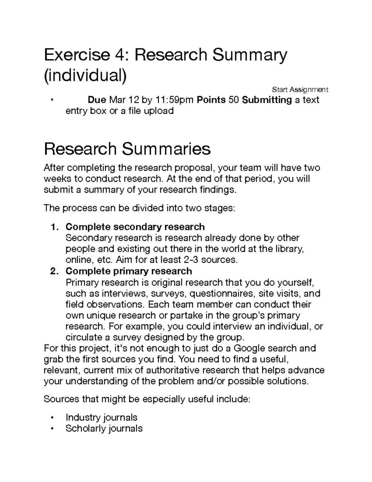 402.Exercise 4 - Homework 4 - Exercise 4: Research Summary (individual ...