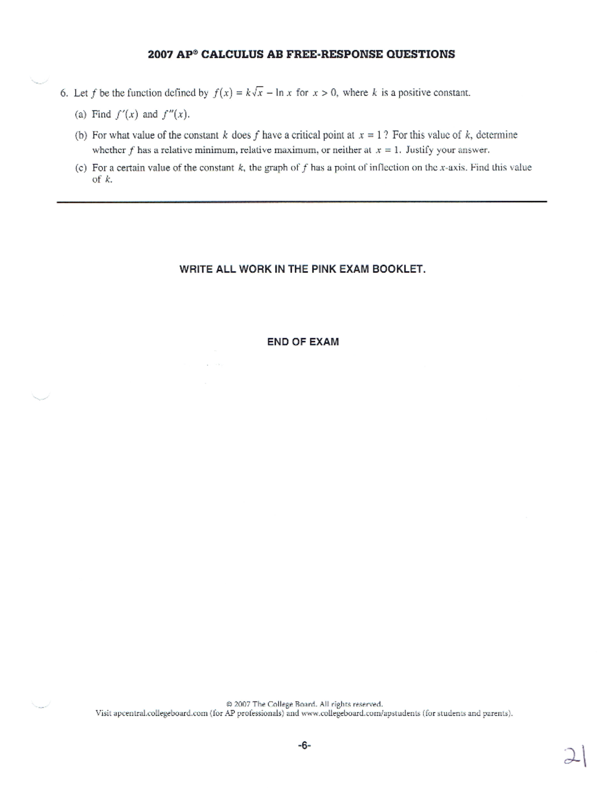 2007 6 derivatives and function analysis - Studocu