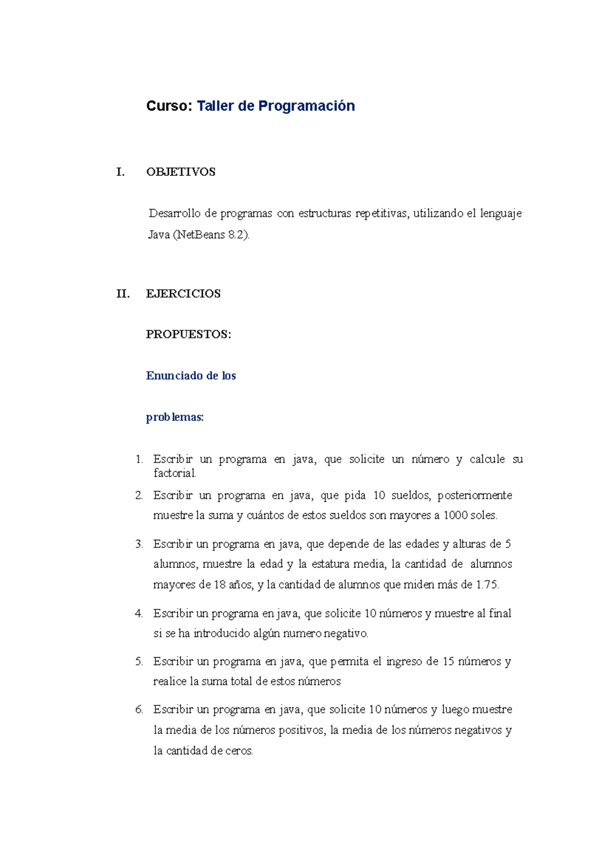 Tarea 8 taller de programación del 2020 - Curso: Taller de Programación ...