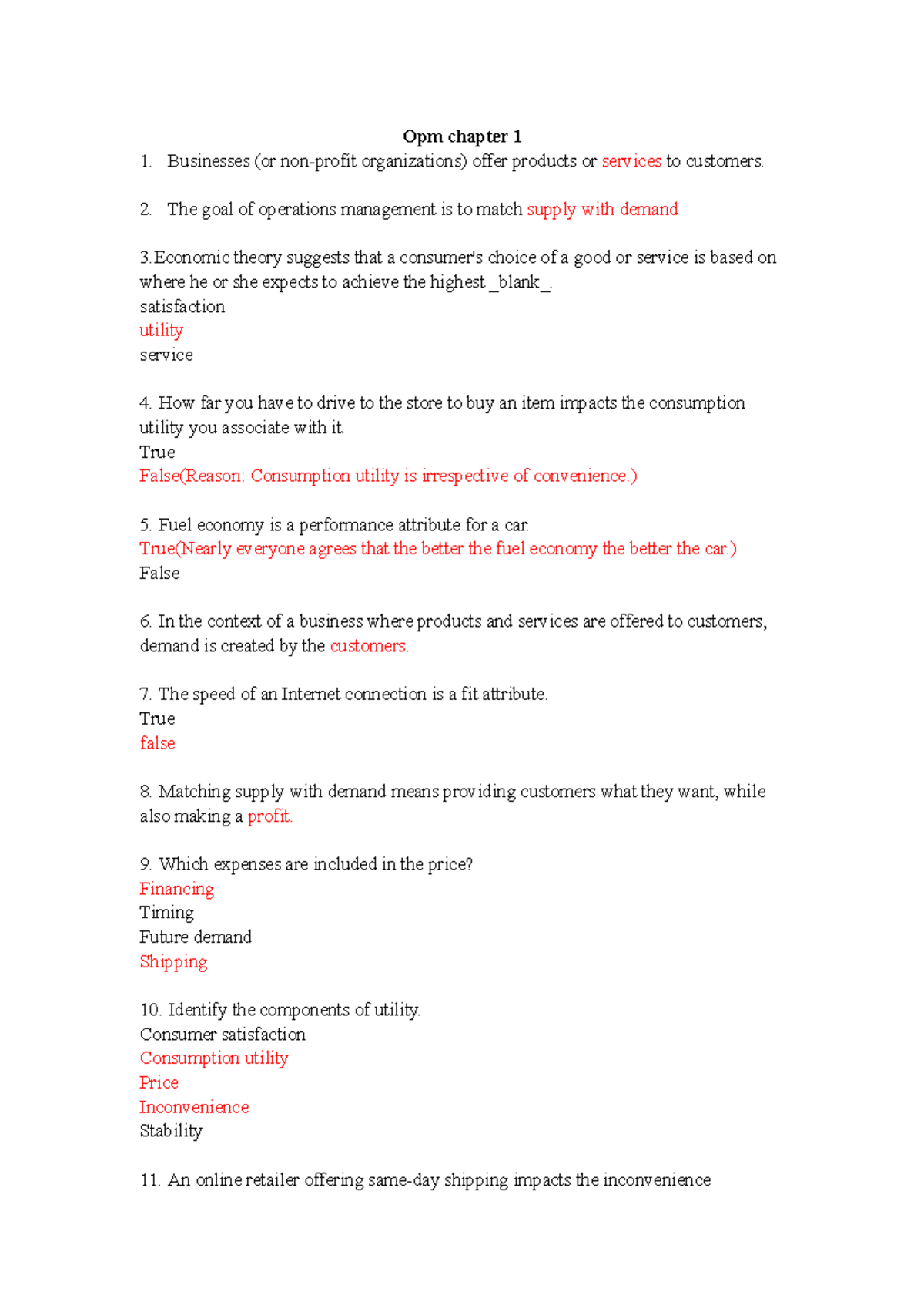 Opm chapter 1 - SSSSSS - Opm chapter 1 Businesses (or non-profit ...