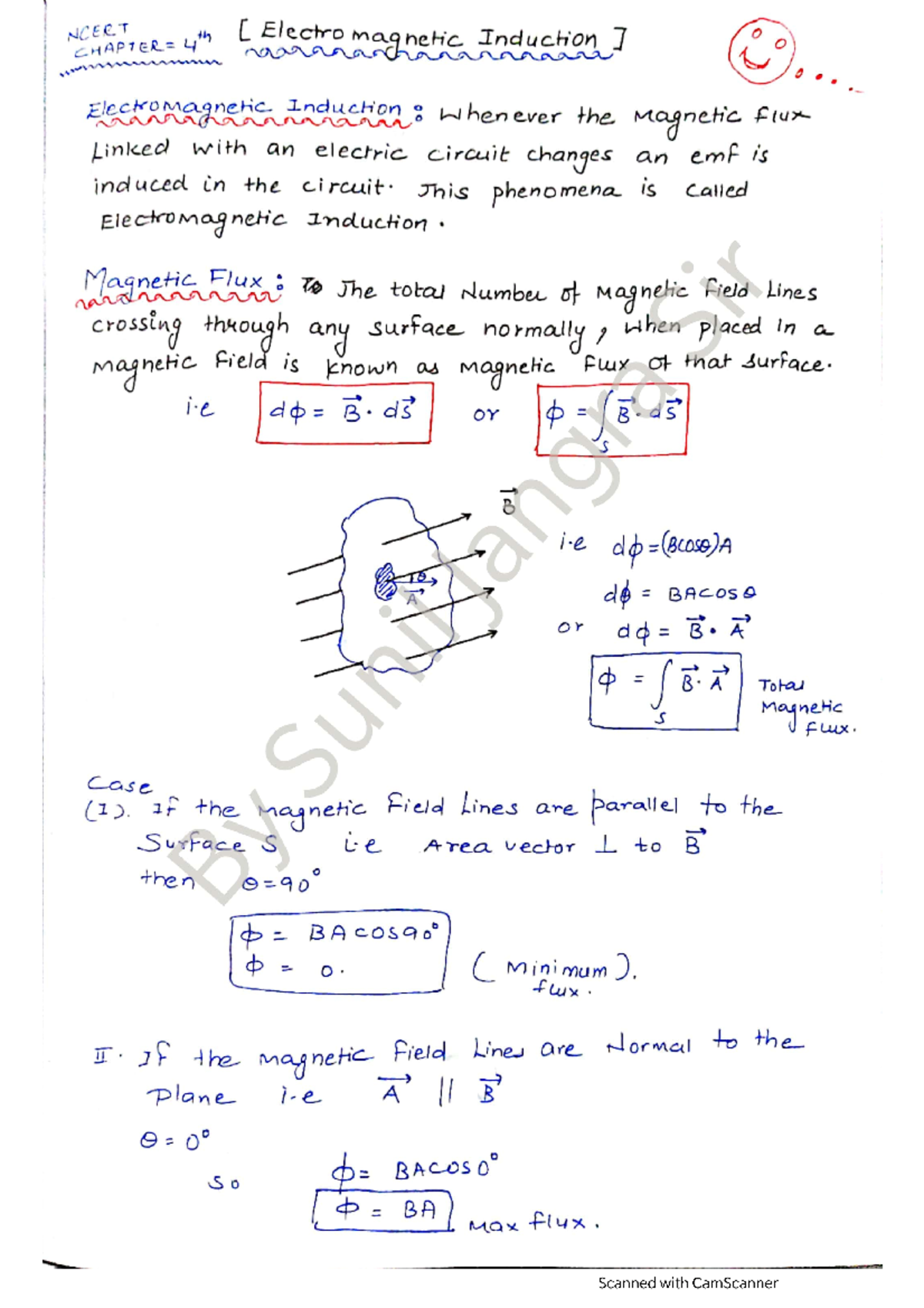 EMI new Notes - Thank me later - NCERT 4th Electromagnetic Induction ...