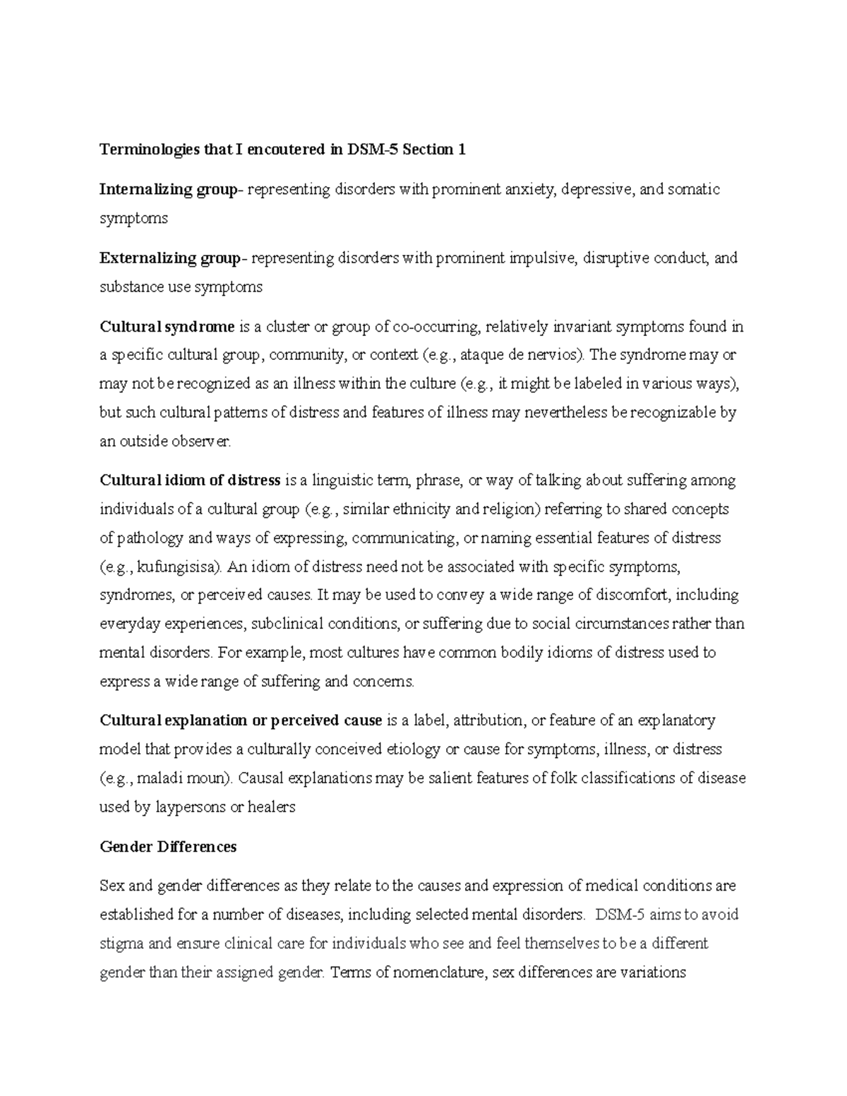 Introduction TO Abnormal Psychology AND Overview OF DSM-5 Chua Chino ...