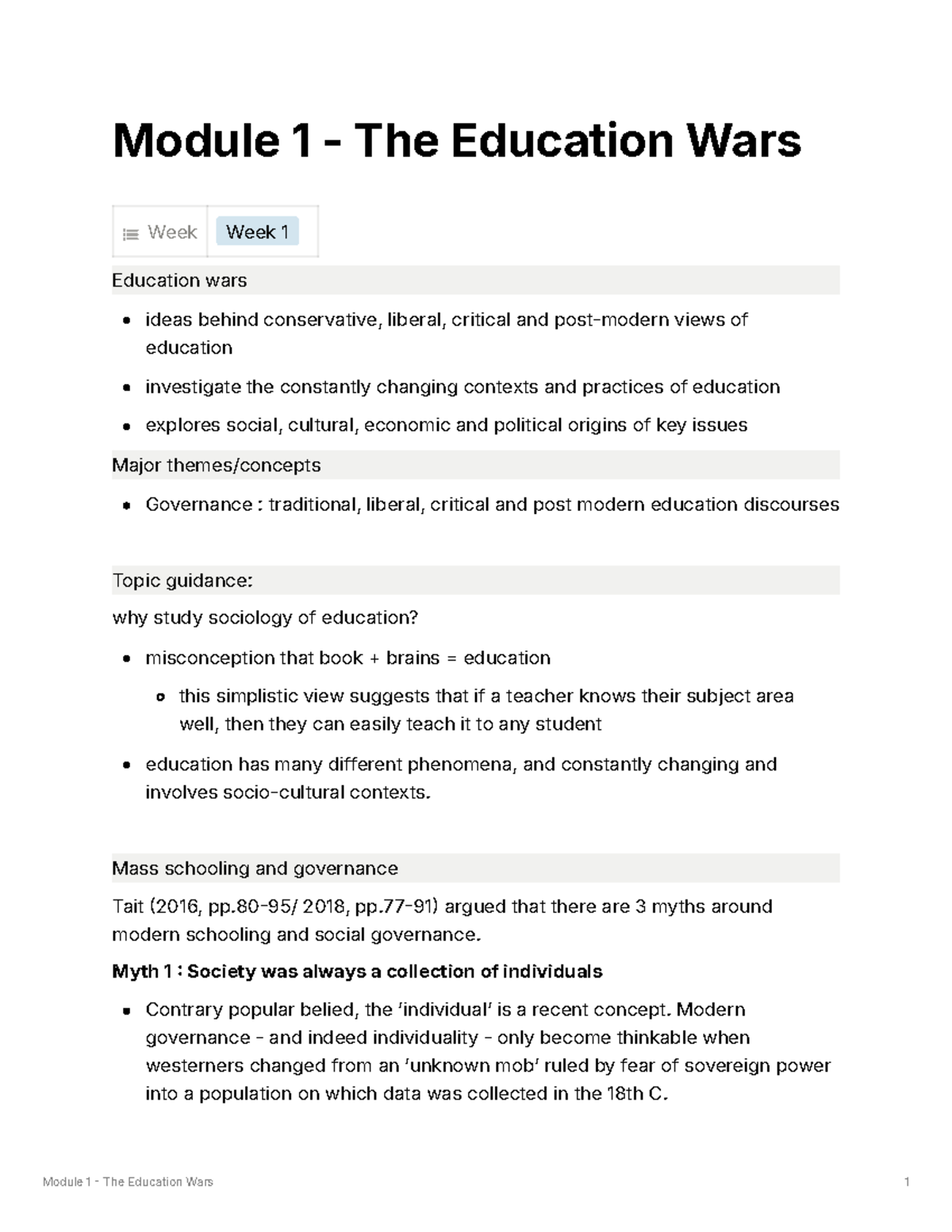 Eeb0b949-589c-44d0-bb5b-1f9a075b2499 Module 1 - The Education Wars ...