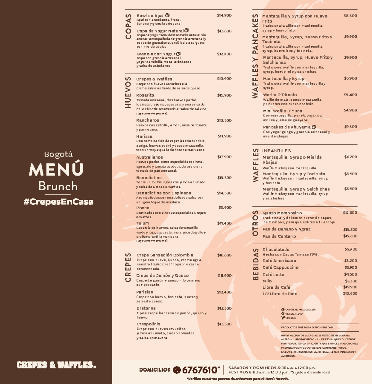 Menú Creps & wafles - Copa de Yogur Natural Açaí con arándanos, fresa ...