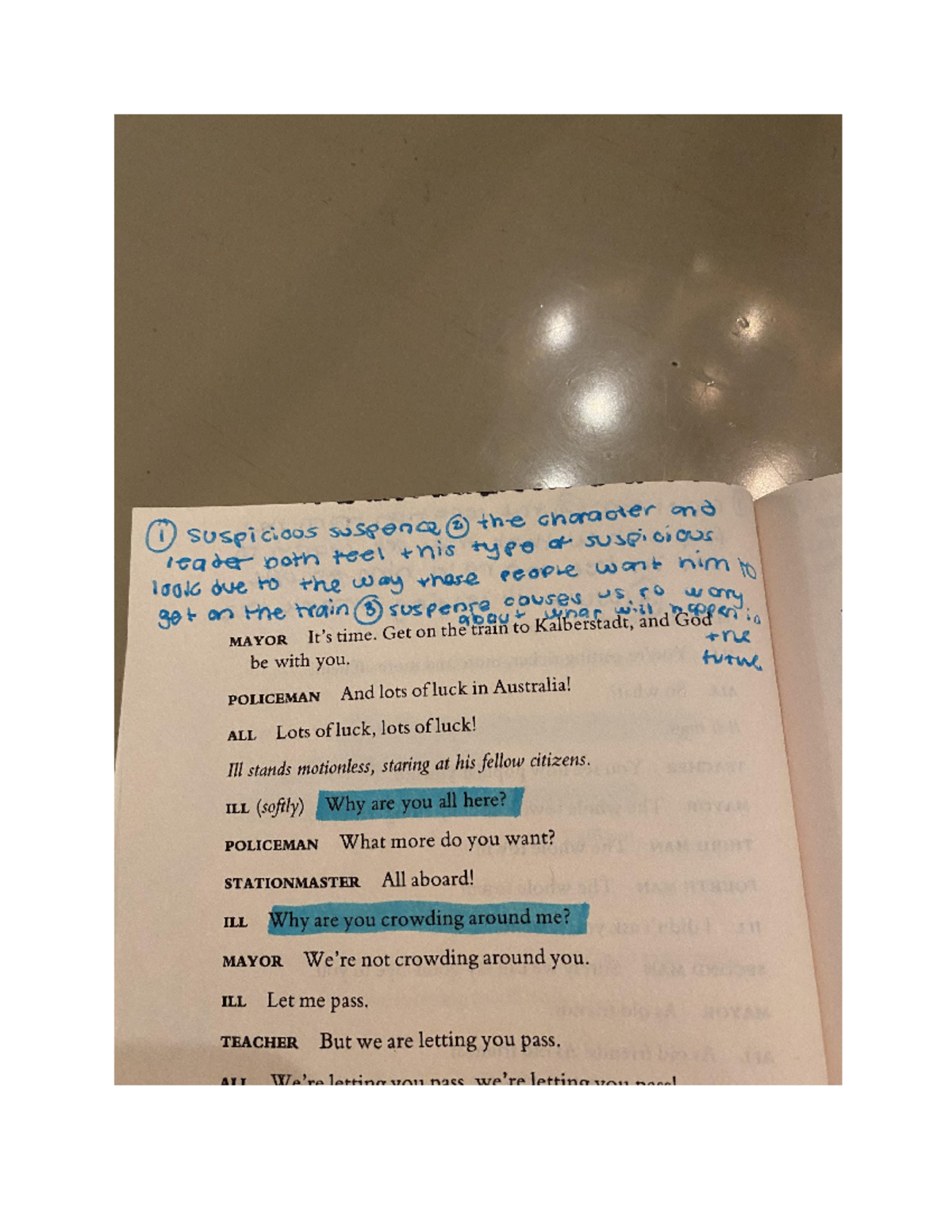 The Visit annotations-2 - Q300 - Video link - Studocu