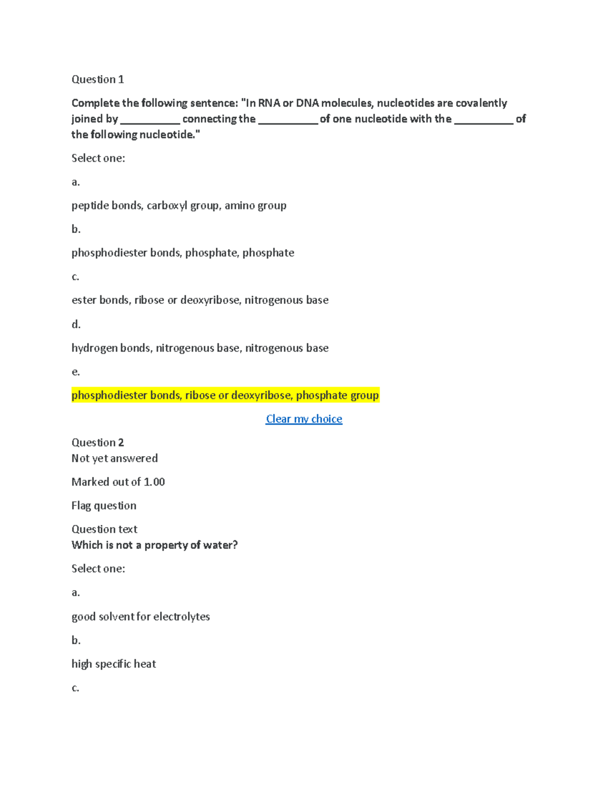 Graded quiz unit 3 biol1121 - Question 1 Complete the following ...