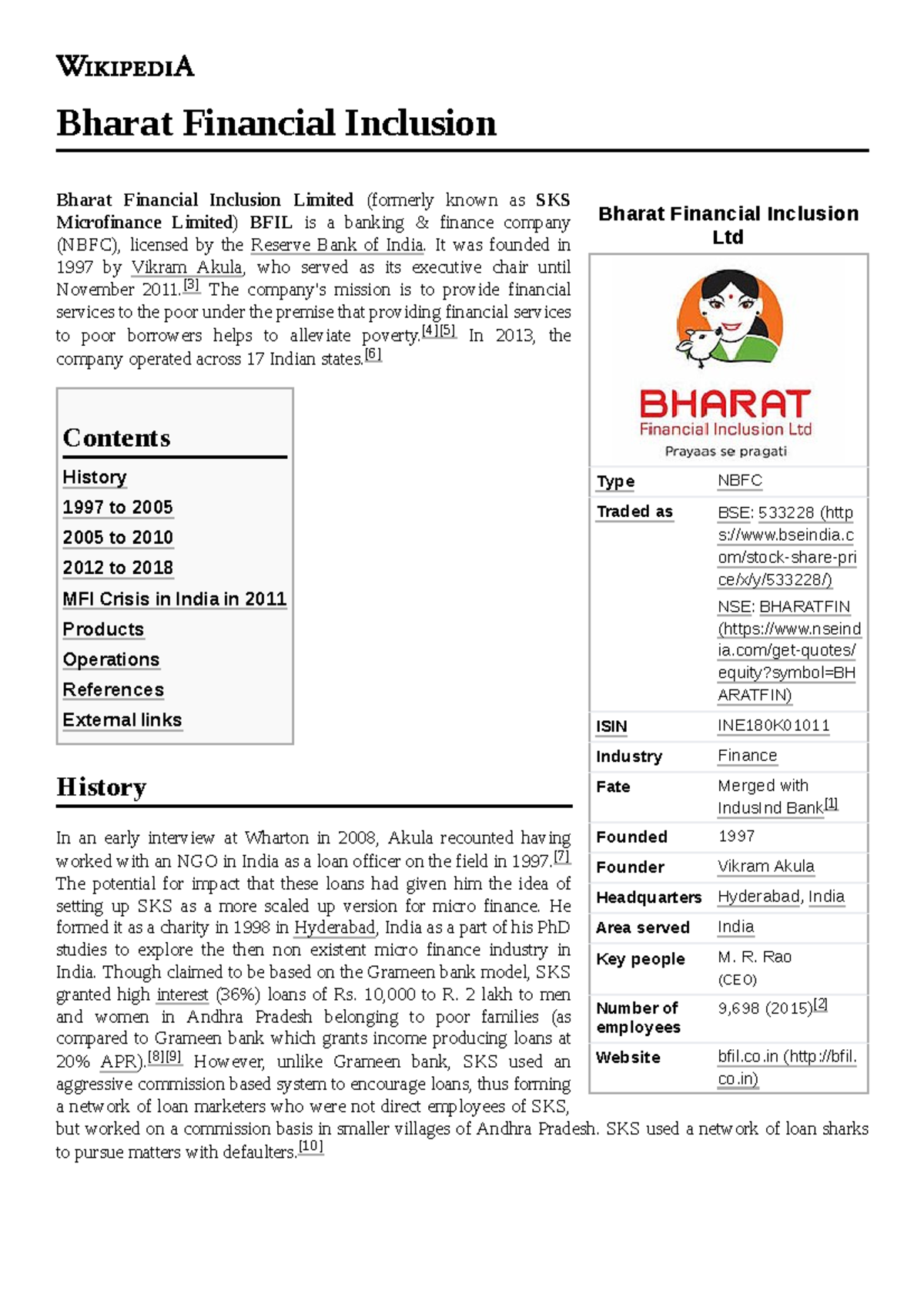 Bharat Financial Inclusion - Bharat Financial Inclusion Ltd Type NBFC ...