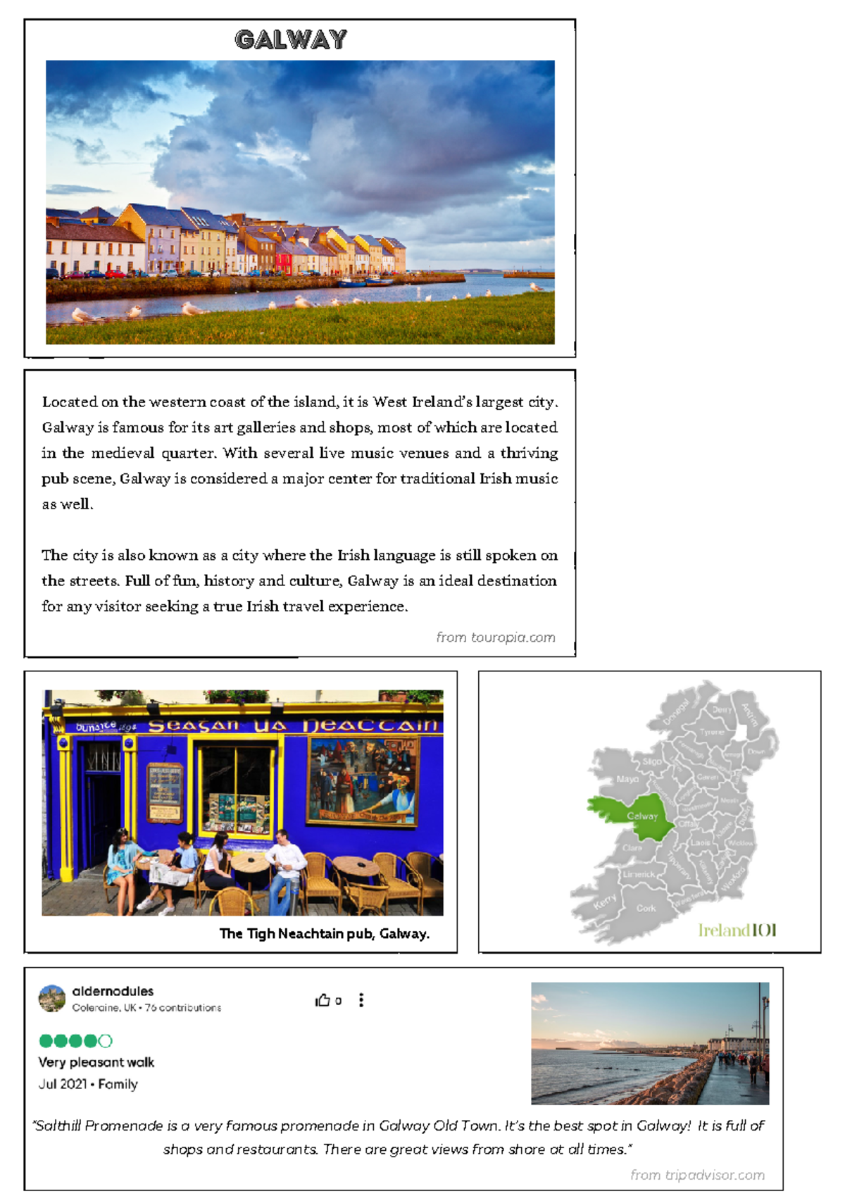 Utf-8''Document%20n%C2%B07 - "Salthill Promenade is a very famous ...