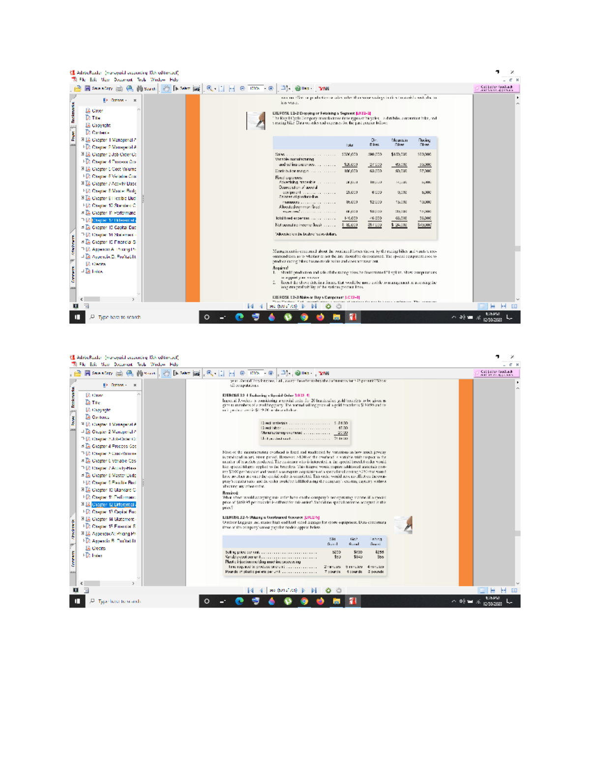 Doc1 - accounting - Managerial Accounting - Studocu