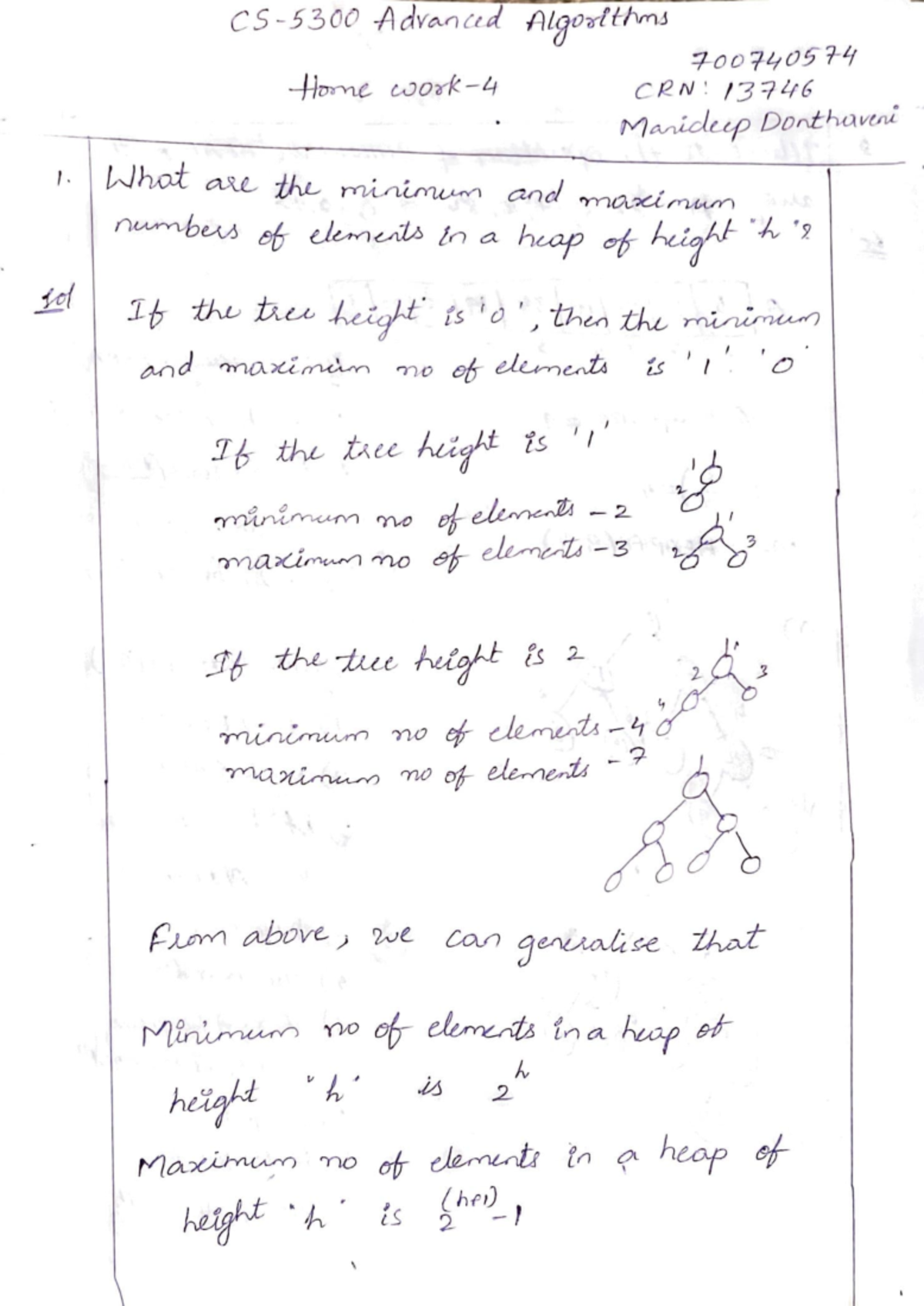 Algorithms-Homework-4 - C 5 - 5 3 O(! -A d vi,.ri Ct J. ALgo ;r-t f:: f ::/-0 0 7-LfO S ?- Lt ...