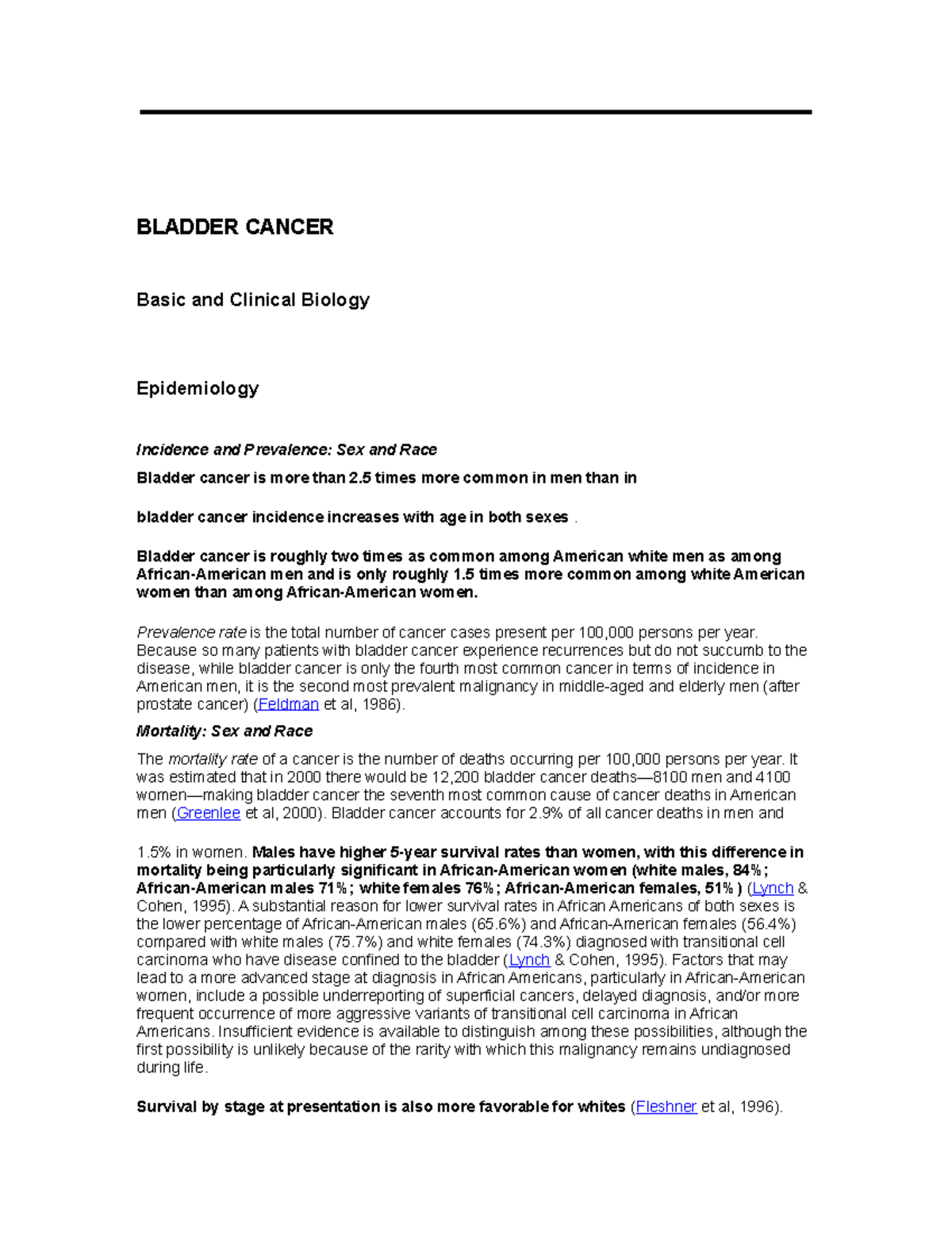 Bladder C - Nursing administration - BLADDER CANCER Basic and Clinical ...